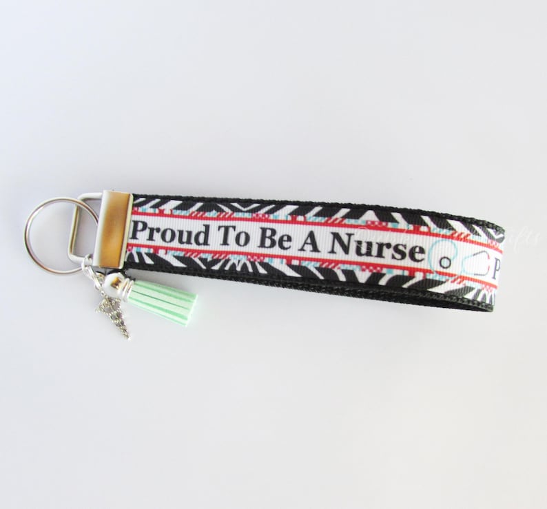 Nurse Key Fob Proud to Be a Nurse Key Chain Nurse Gift | Etsy