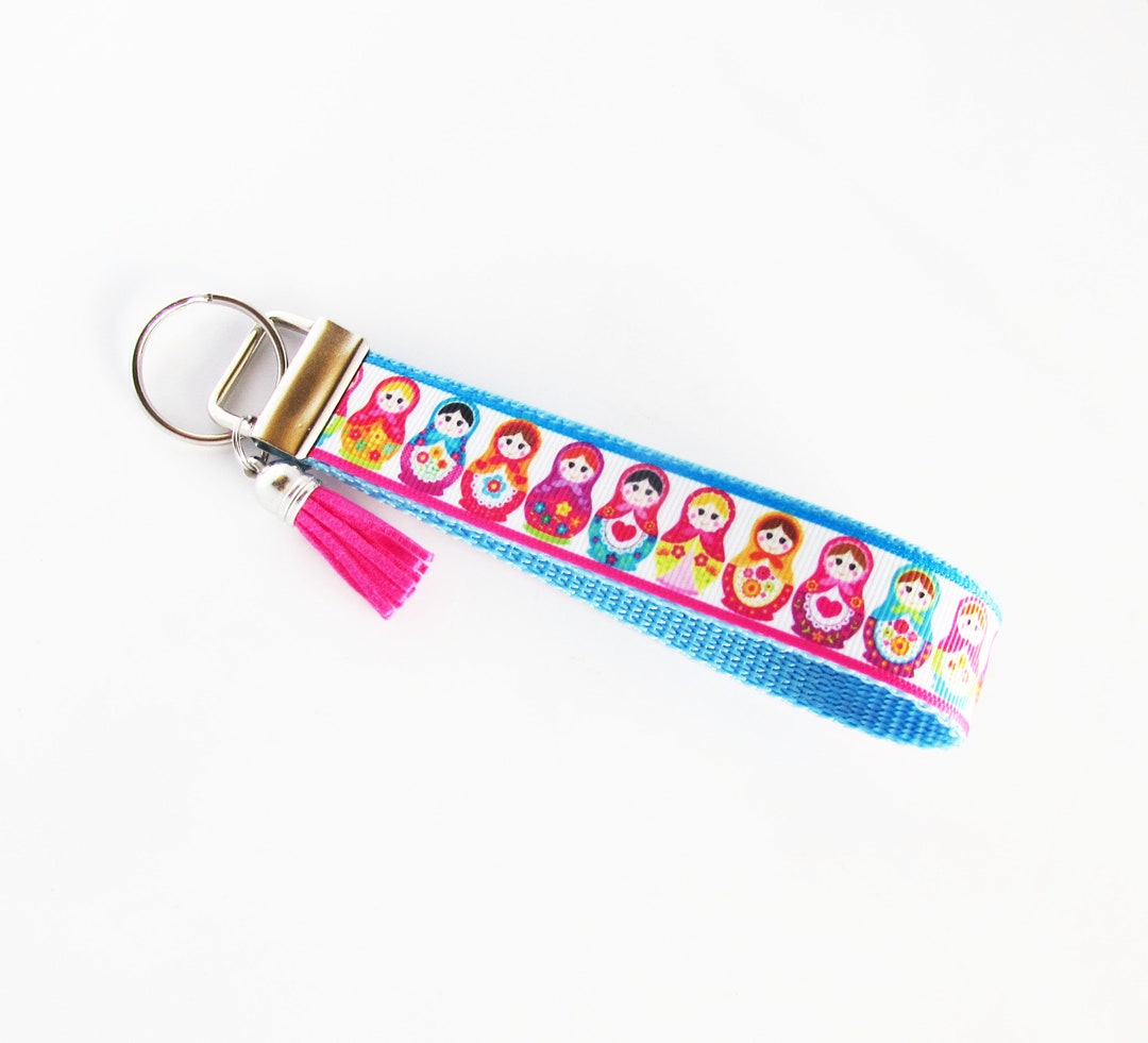 Matryoshka Nesting Doll Key Fob - Russian Matryoshka Keychain ...