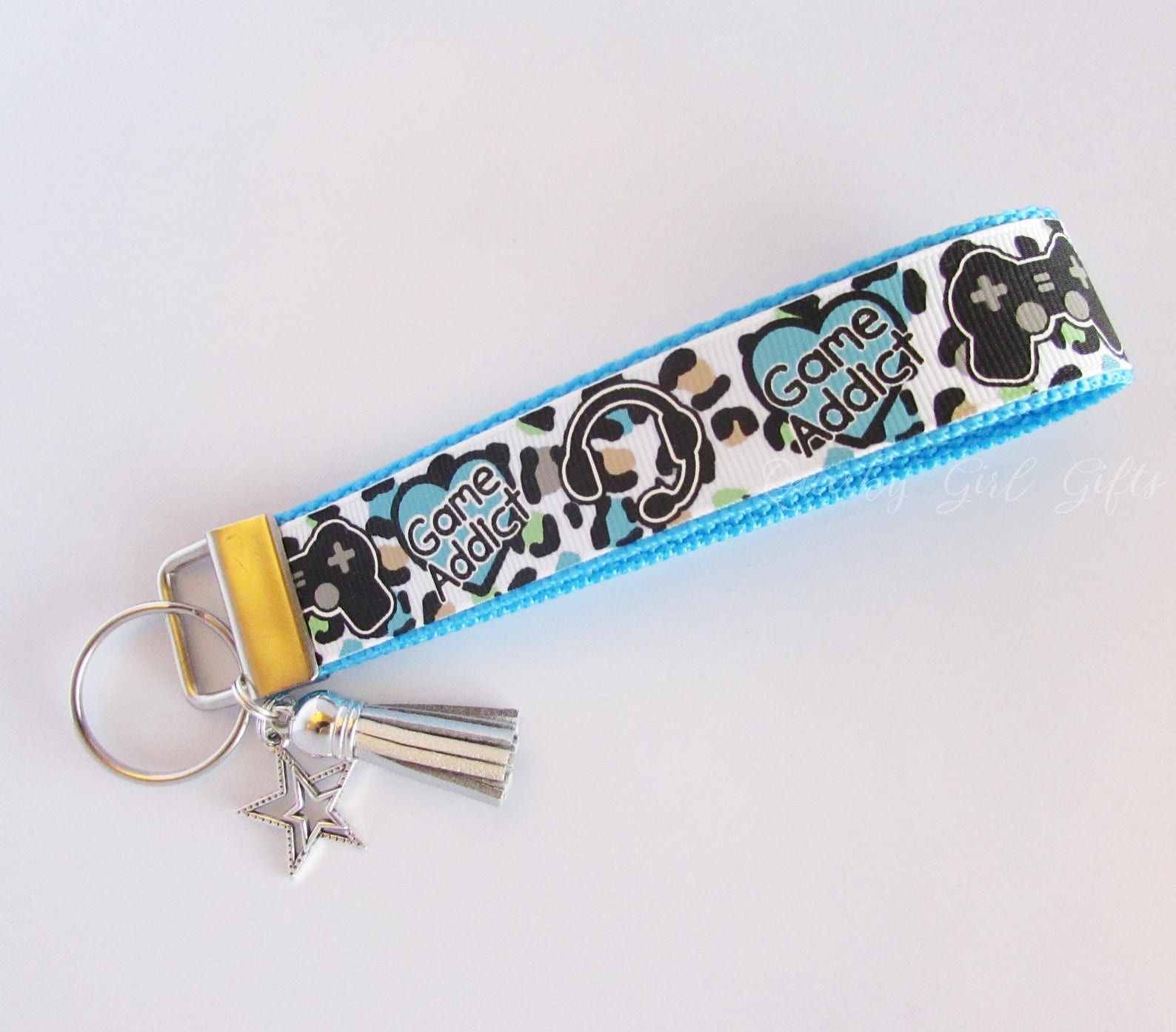 Game Addict Key Fob Gamer Key Fob Video Game Key Fob - Etsy