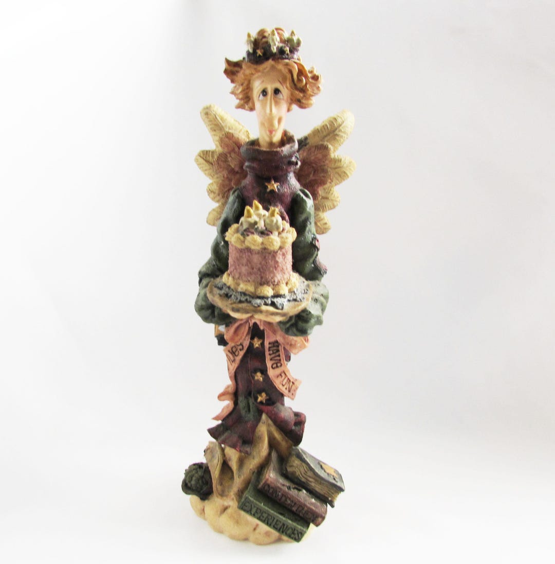 Boyds Beatrice the Birthday Angel - the Folkstone Collection - Boyds ...