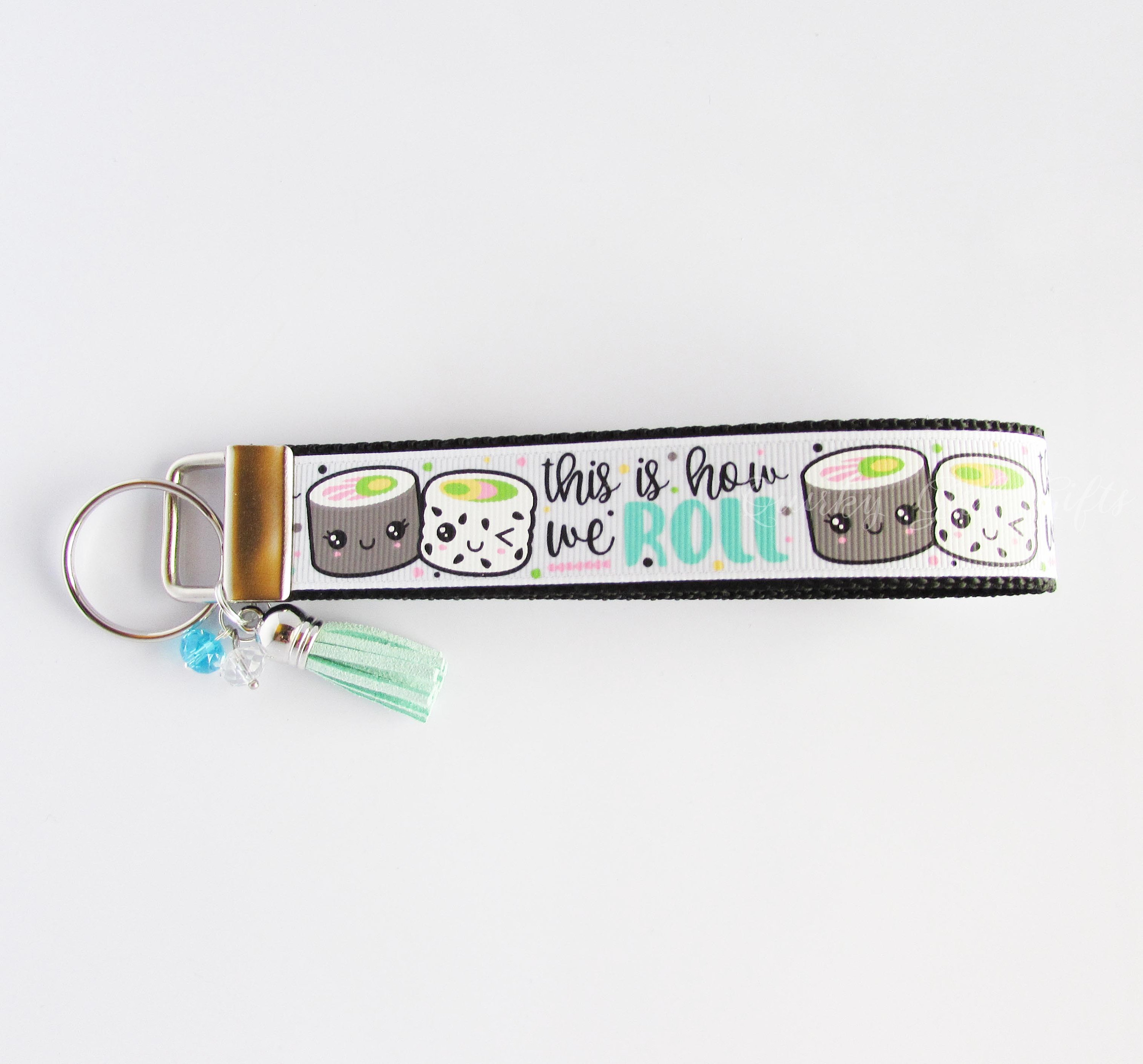 Sushi Key Fob Sushi Keychain Sushi Roll This Is How I | Etsy