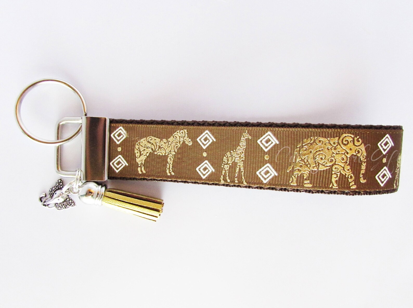 Safari Animal Key Fob african Animal Key Fob Safari | Etsy