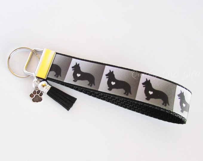 Corgi Key Fob Corgi Keychain Corgi Wristlet Dog Key Fob - Etsy