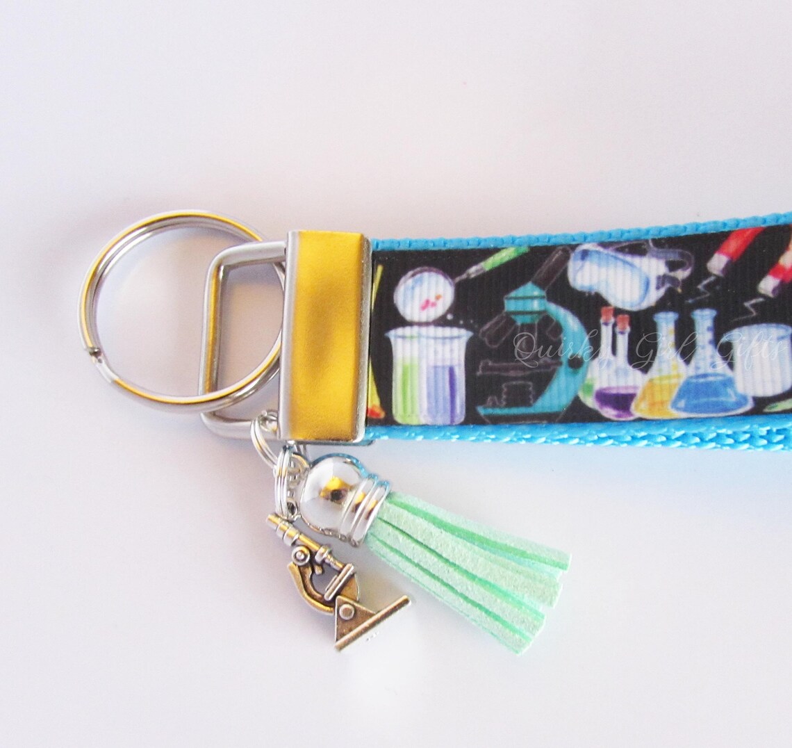 Science Key Fob Science Key Chain Chemistry Key Fob | Etsy