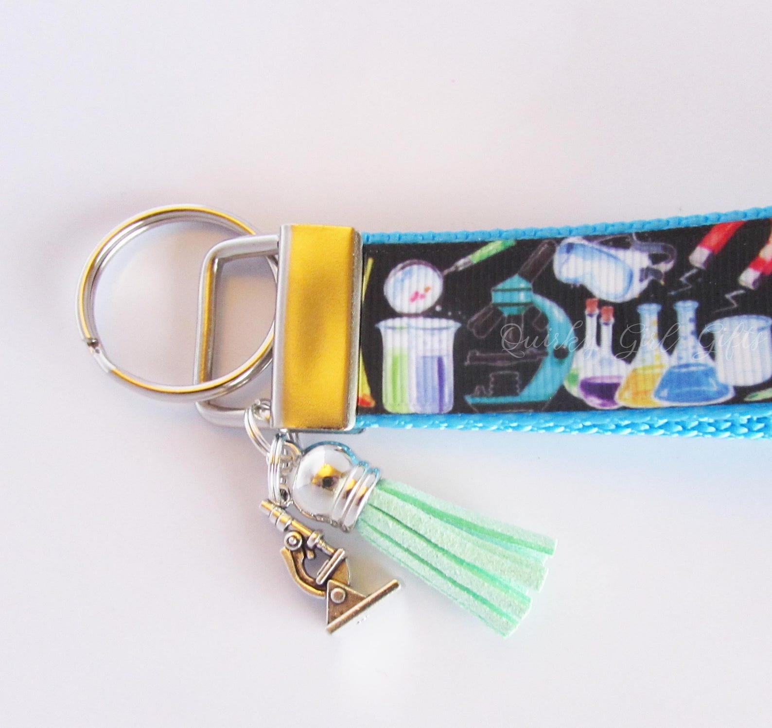 Science Key Fob Science Key Chain Chemistry Key Fob | Etsy