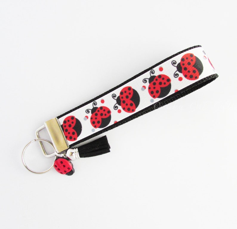 Ladybug Key Fob - Lady Bug Keychain - Bug Gifts for Her - Ladybug Gifts ...
