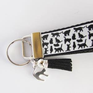 Cat Key Fob - Cat Keychain - Kitten Key Fob - Kitten Key Chain - Animal ...