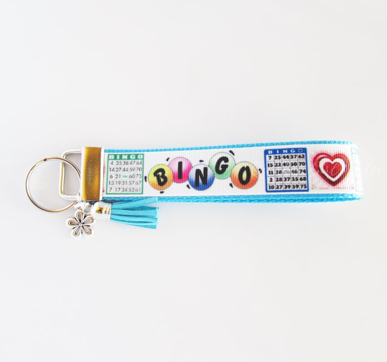 Bingo Key Fob - Bingo Keychain - Game Night Key Fob - Bingo Gift ...