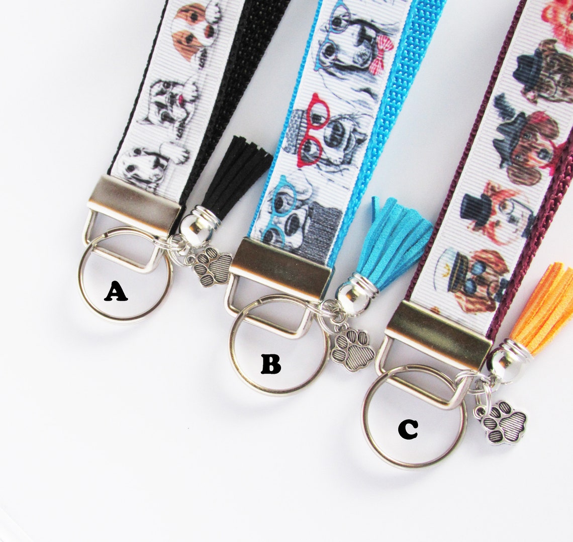 Your Choice Dog Key Fob Dog Keychain Pet Lover Gifts - Etsy