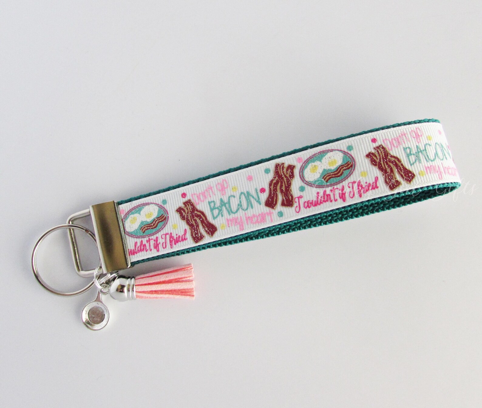 Bacon and Eggs Key Fob Don't Go Bacon My Heart Key Chain - Etsy