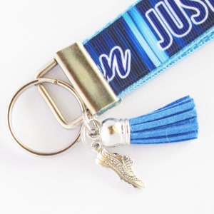 Running Key Fob - Runners Key Fob - Jogging Key Fob - Just Run Key Fob ...
