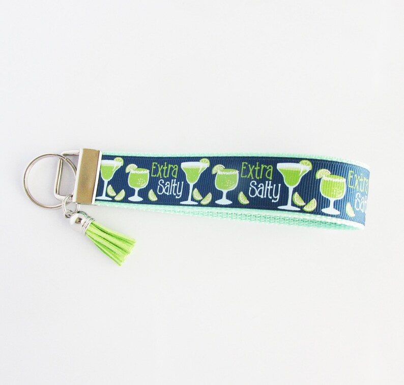 Extra Salty Margarita Key Fob Margarita Keychain Cocktail - Etsy