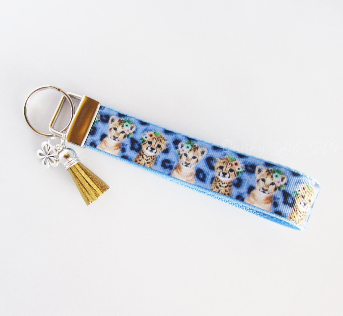 Baby Lion Key Fob Cheetah Key Fob Leopard Key Fob Feline - Etsy