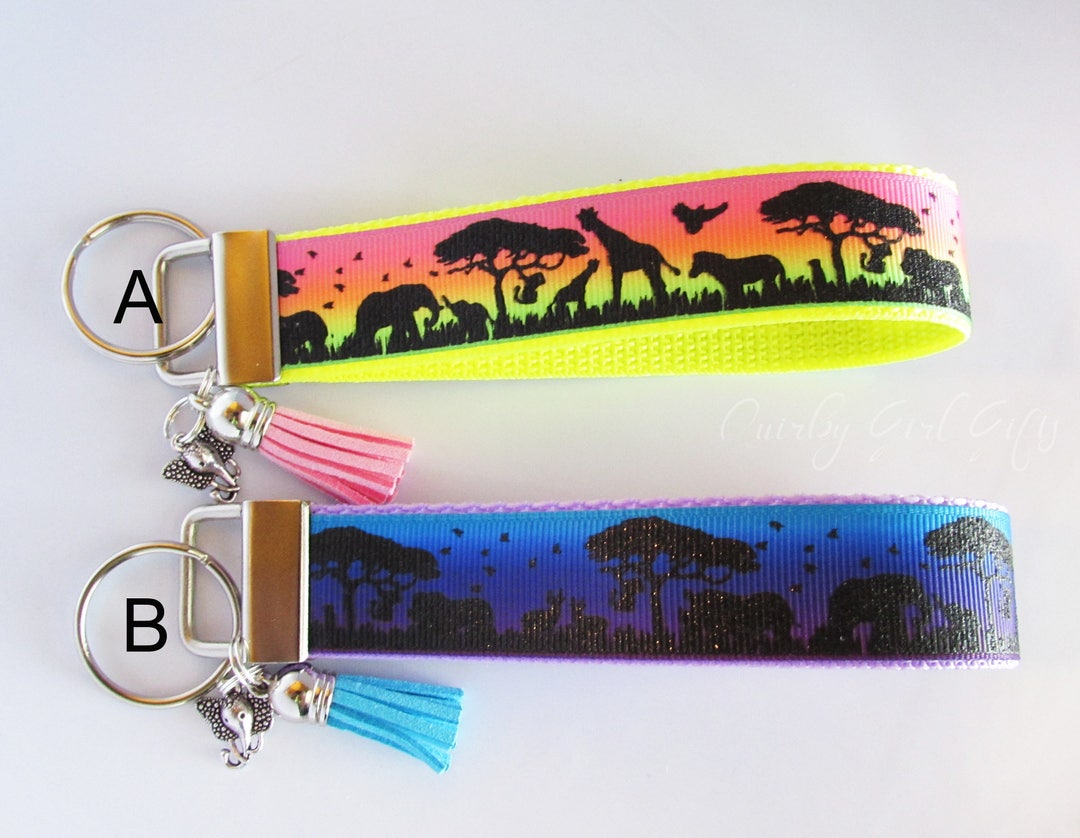 Safari Key Fob - African Animal Key Fob - African Safari Key Fob ...