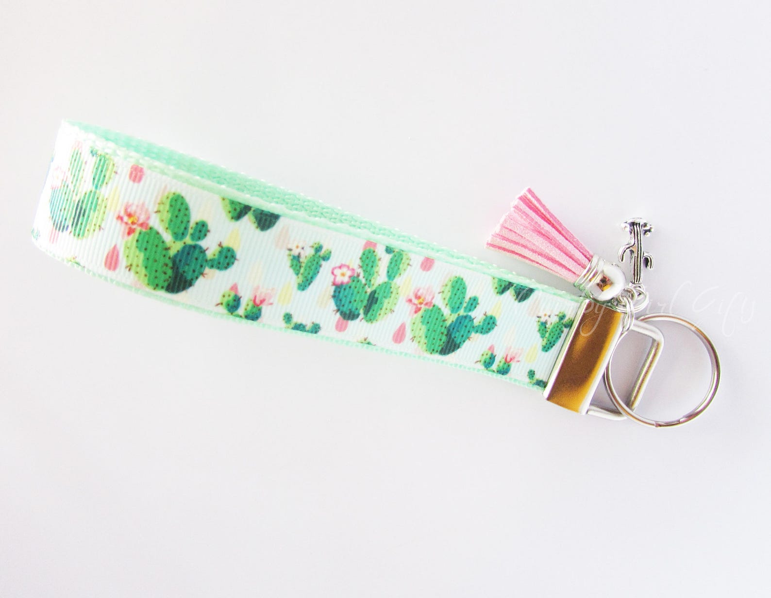 Cactus Key Fob Cactus Keychain Succulent Key Fob Cactus - Etsy