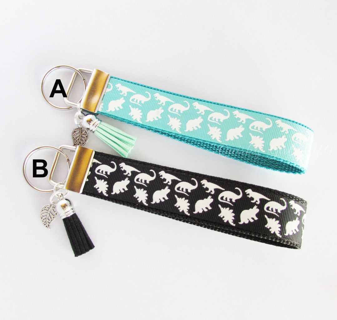 Dinosaur Key Fob - Dinosaur Keychain - Stegosaurus Key Fob ...