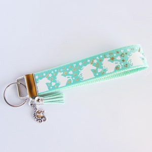 Unicorn Key Fob - Unicorn Keychain - Elegant Unicorn Key Fob - Unicorn ...
