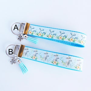 Lemur Key Fob - Meerkat Key Fob - Animal Wristlet - Exotic Animal Key ...