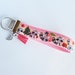 Rabbit Key Fob Rabbit Keychain Bunny Key Fob Rabbit Key Fob Wristlet ...