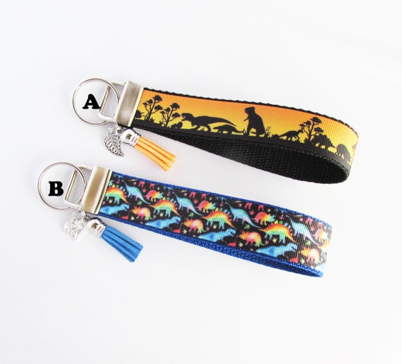 Your Choice One Dinosaur Key Fob Dinosaur Keychain | Etsy