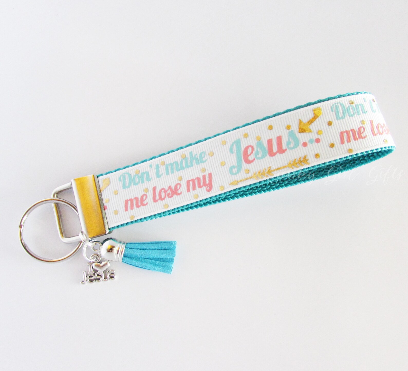 Jesus Key Fob Jesus Keychain Jesus Wristlet Religious | Etsy