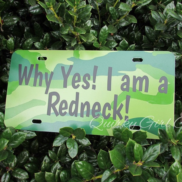 Redneck License Plate - Etsy