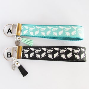 Dinosaur Key Fob - Dinosaur Keychain - Stegosaurus Key Fob ...