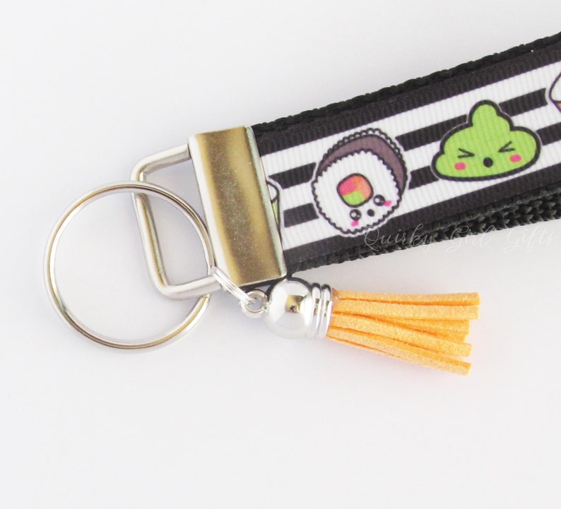 Sushi Key Fob Key Fob Under 10 Kawaii Sushi Key Fob - Etsy