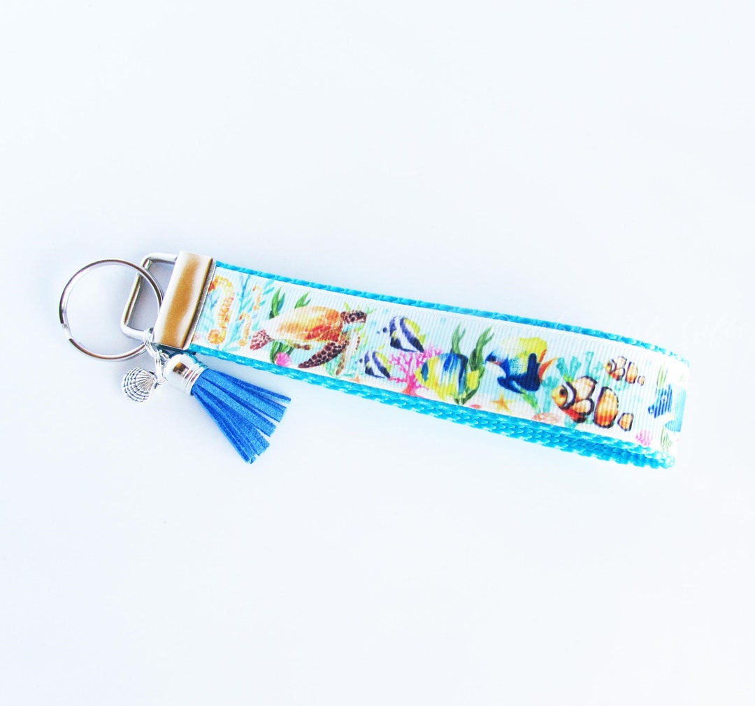 Sea Life Key Fob Under 10 Fish Key Fob Sea Turtle Key Fob - Etsy