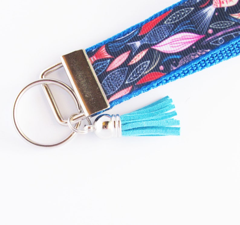 Fish Key Fob Fish Wristlet Fish Keychain Fish Key Holder - Etsy