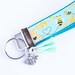 Bumblebee Key Fob - Bumblebee Keychain - Beehive Key Fob - Honeycomb ...