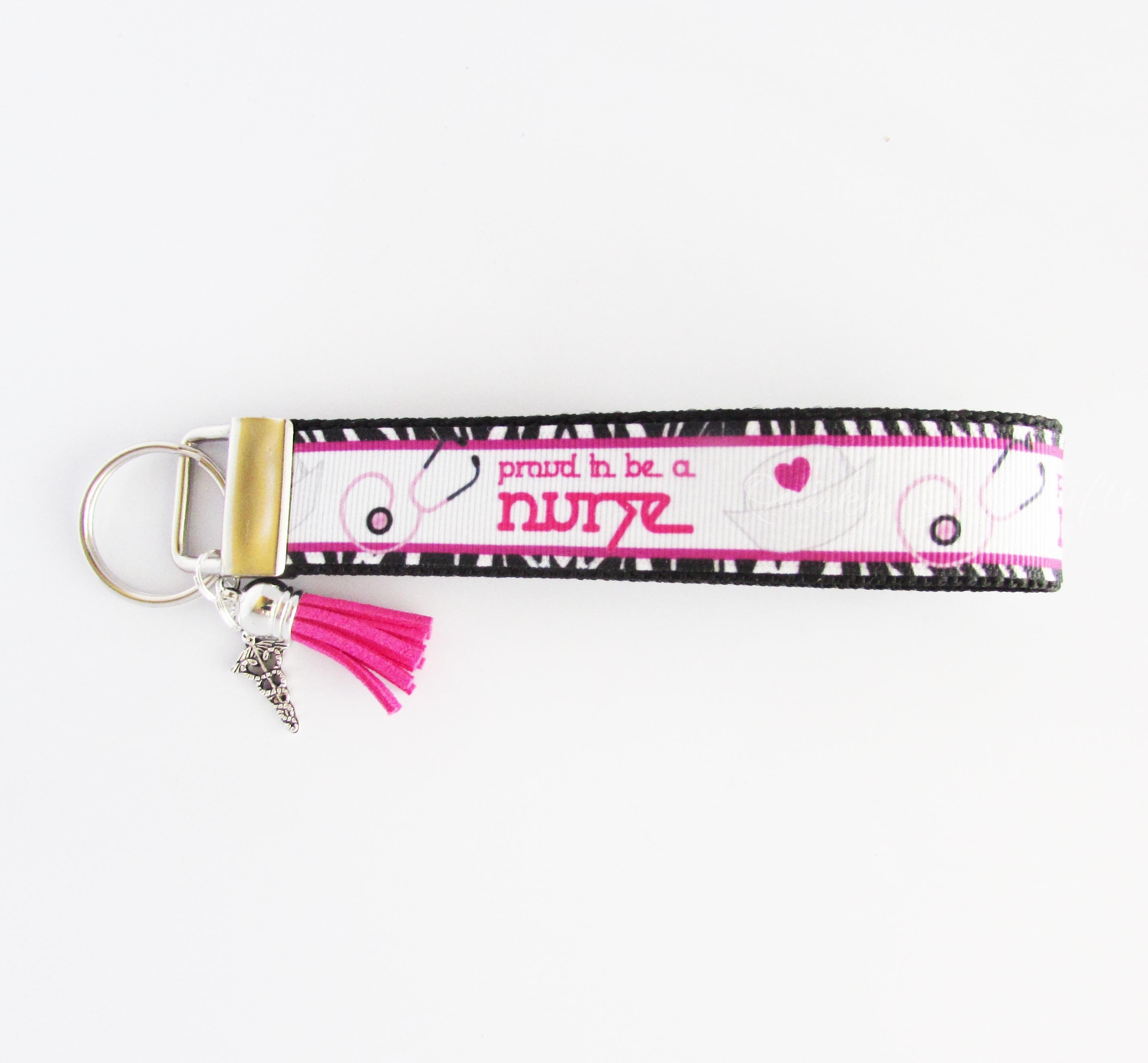 Nurse Key Fob Proud to Be a Nurse Key Chain Nurse Gift | Etsy