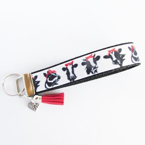 Cow Key Fob - Cow Keychain for Her - Cow Gifts Under 10 - Heifer Key ...