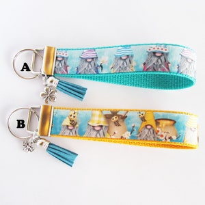 Gnome Key Fob - Gnome Keychain - Gnome Lover Gift - Gnome Collector ...