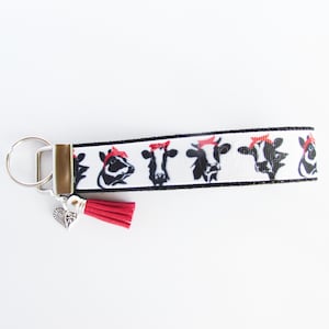 Cow Key Fob - Cow Keychain for Her - Cow Gifts Under 10 - Heifer Key ...