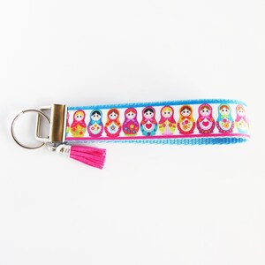 Matryoshka Nesting Doll Key Fob - Russian Matryoshka Keychain ...
