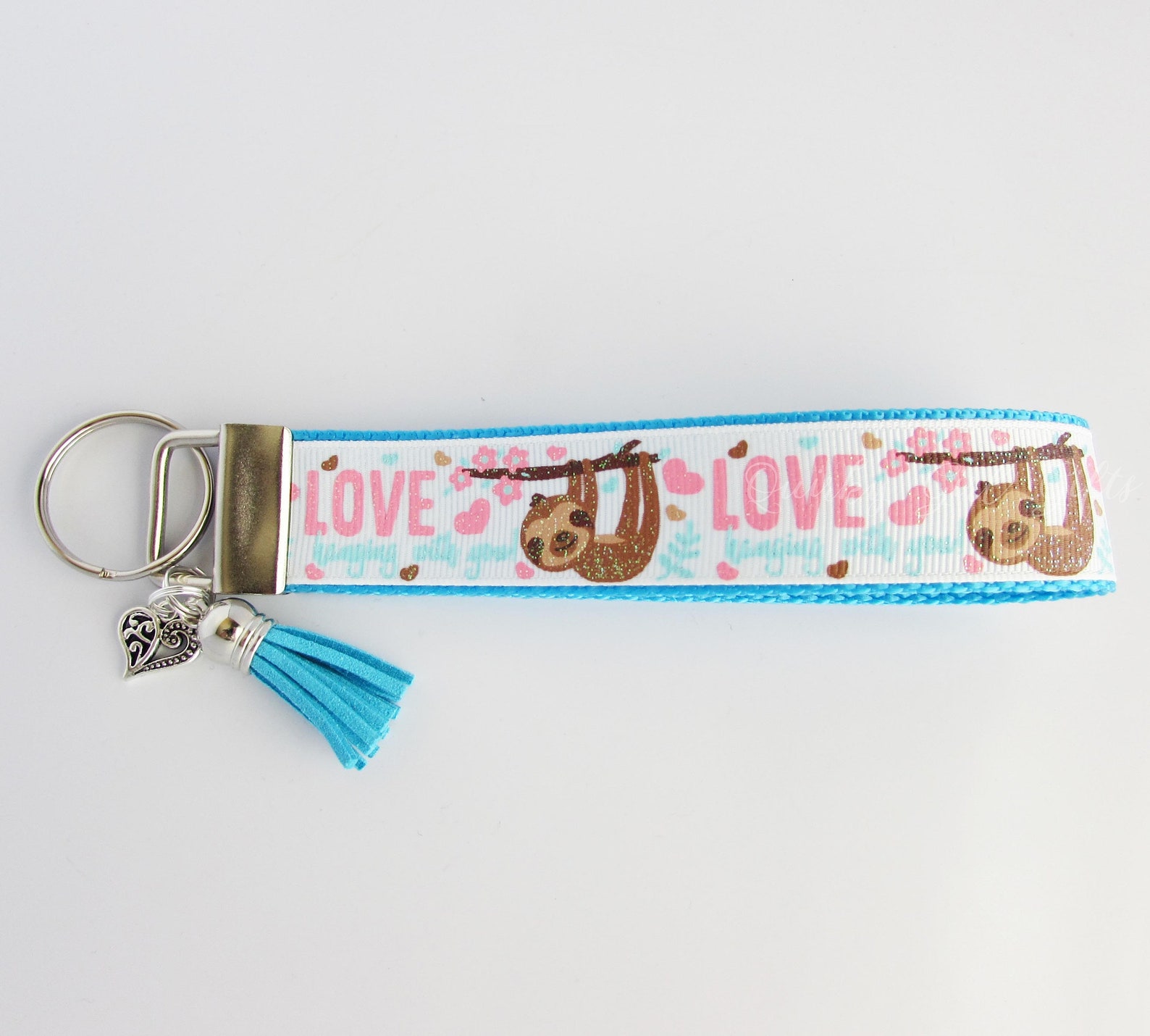 Sloth Key Fob Sloth Keychain Sloth Wristlet Best Friend | Etsy