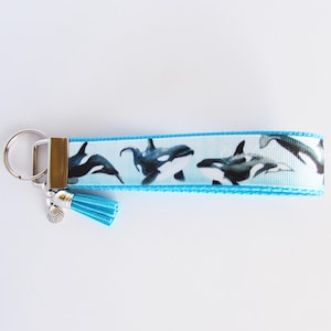 Orca Key Fob - Killer Whale Key Fob - Orca Keychain - Orca Wristlet ...