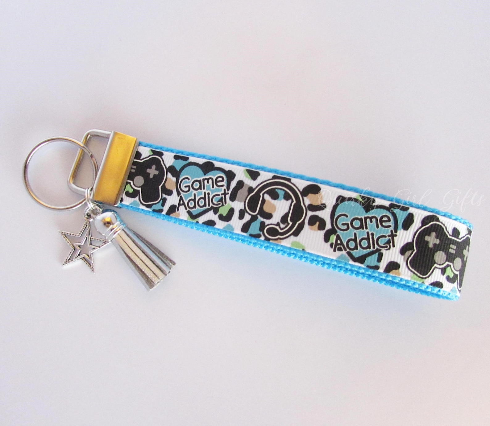 Game Addict Key Fob Gamer Key Fob Video Game Key Fob - Etsy