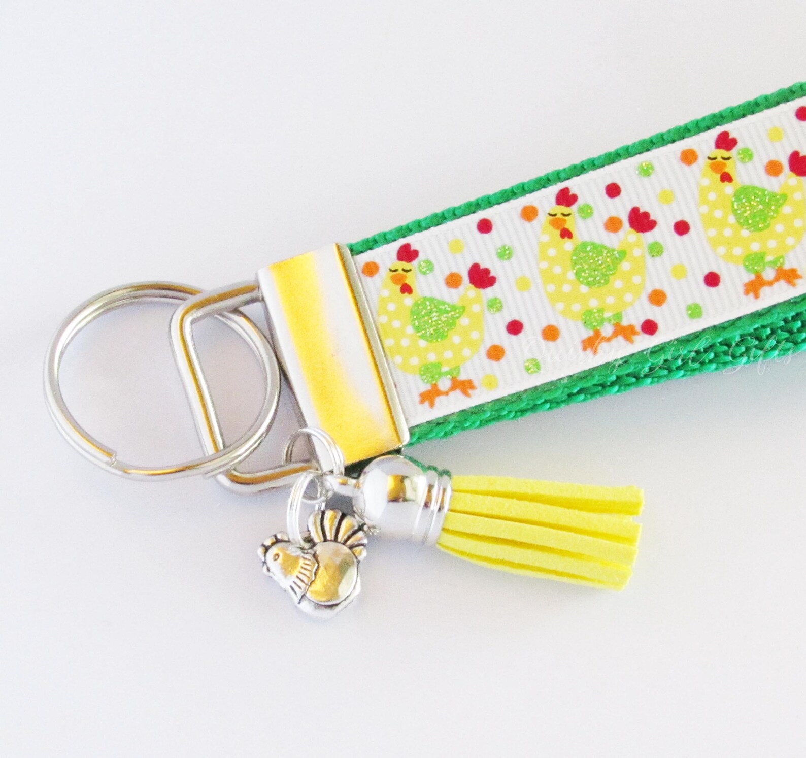 Rooster Key Fob Rooster Keychain Hen Key Fob Chicken Key | Etsy