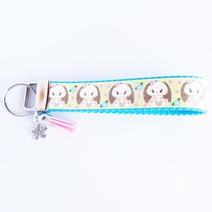 Rabbit Key Fob - Rabbit Keychain - Bunny Key Fob - Rabbit Key Fob ...