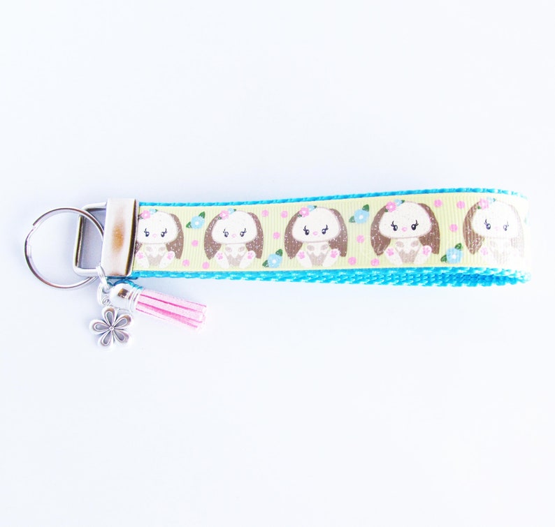 Rabbit Key Fob - Rabbit Keychain - Bunny Key Fob - Rabbit Key Fob ...