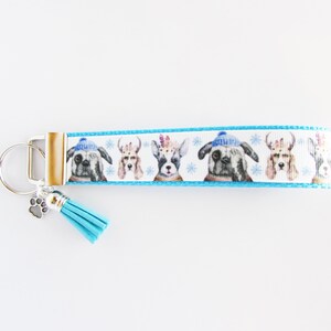 Dog Key Fob - Dog Keychain - Dogs Wearing Hats - Dogs With Crowns - Pet ...