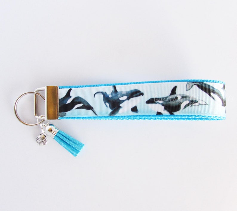 Orca Key Fob Killer Whale Key Fob Orca Keychain Orca | Etsy