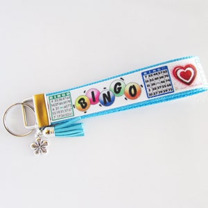 Bingo Key Fob - Bingo Keychain - Game Night Key Fob - Bingo Gift ...