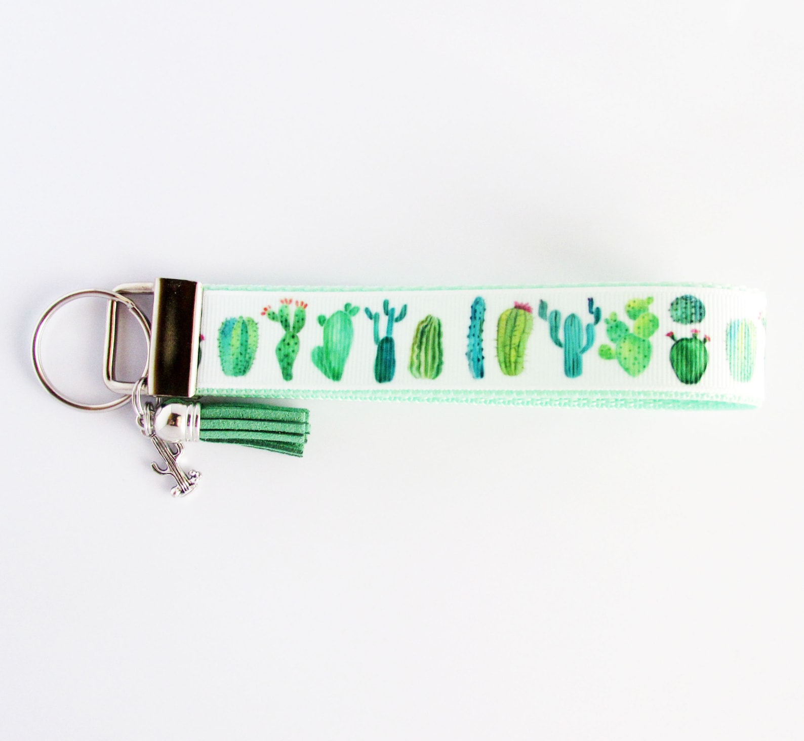 Cactus Key Fob Succulent Key Fob Cactus Keychain - Etsy