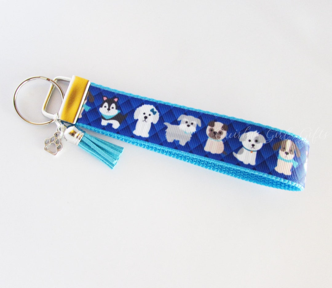 Dog Key Fob Dog Keychain Puppy Key Fob Canine Key Fob - Etsy