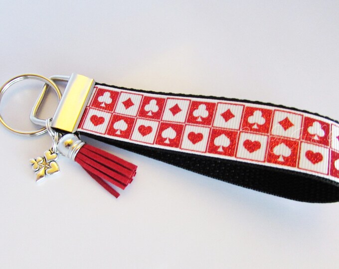 Poker Key Fob - Card Suits Keychain - Poker Player Gifts - Gifts for ...