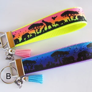 Safari Key Fob - African Animal Key Fob - African Safari Key Fob ...