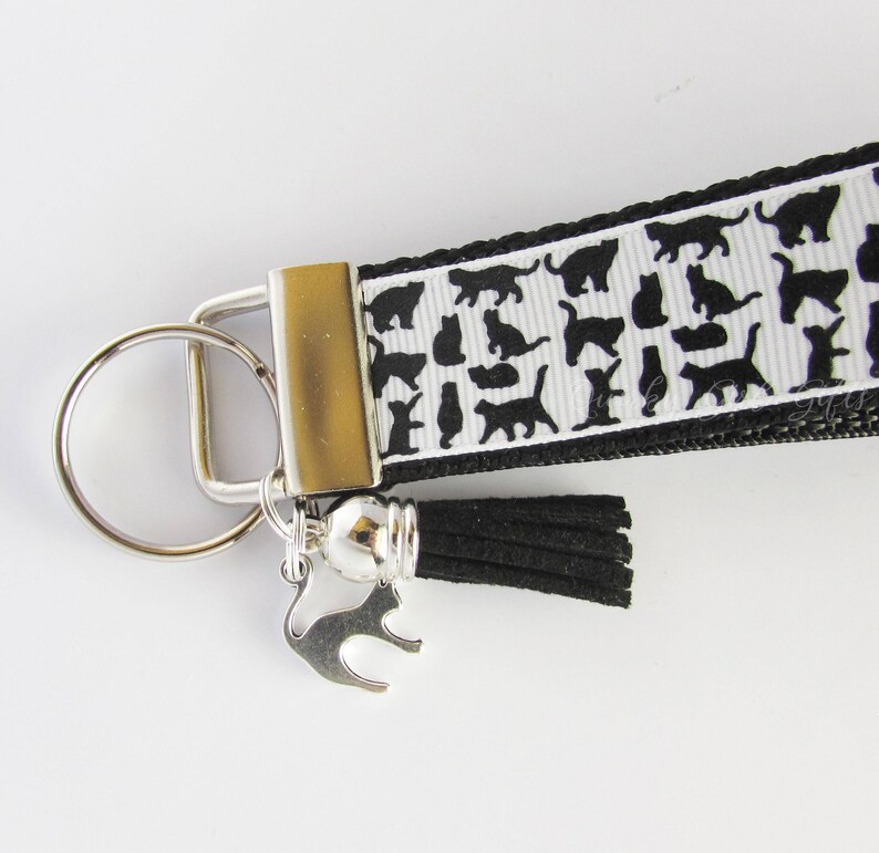 Cat Key Fob Cat Keychain Kitten Key Fob Kitten Key Chain | Etsy